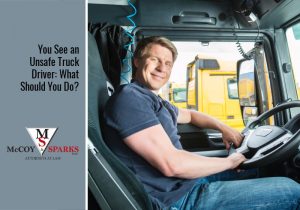 How to Report Bad Truck Drivers | McCoy & Sparks