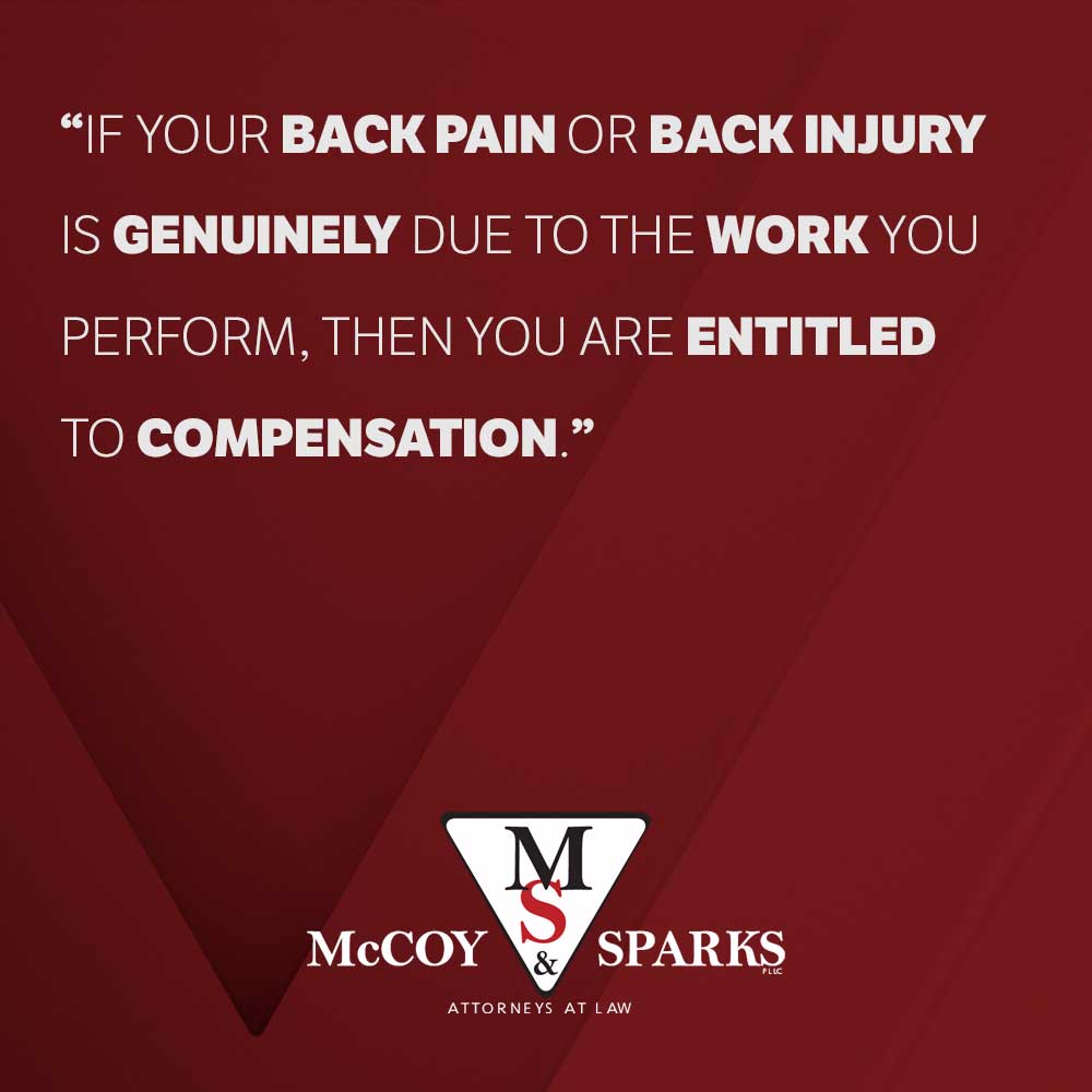 Compensation for Lower Back Pain from Lifting at Work