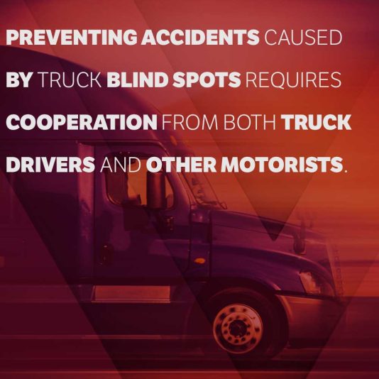 How a Truck Blind Spot Leads to Accidents
